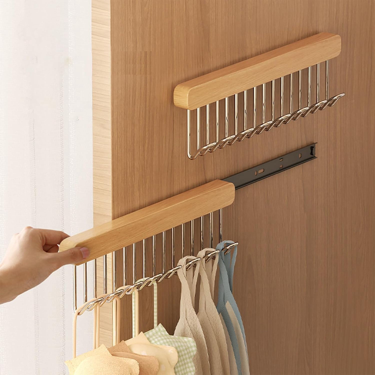 dxynlg 16.2 inch valet rods for closets bra hanger belt rack for closet ...