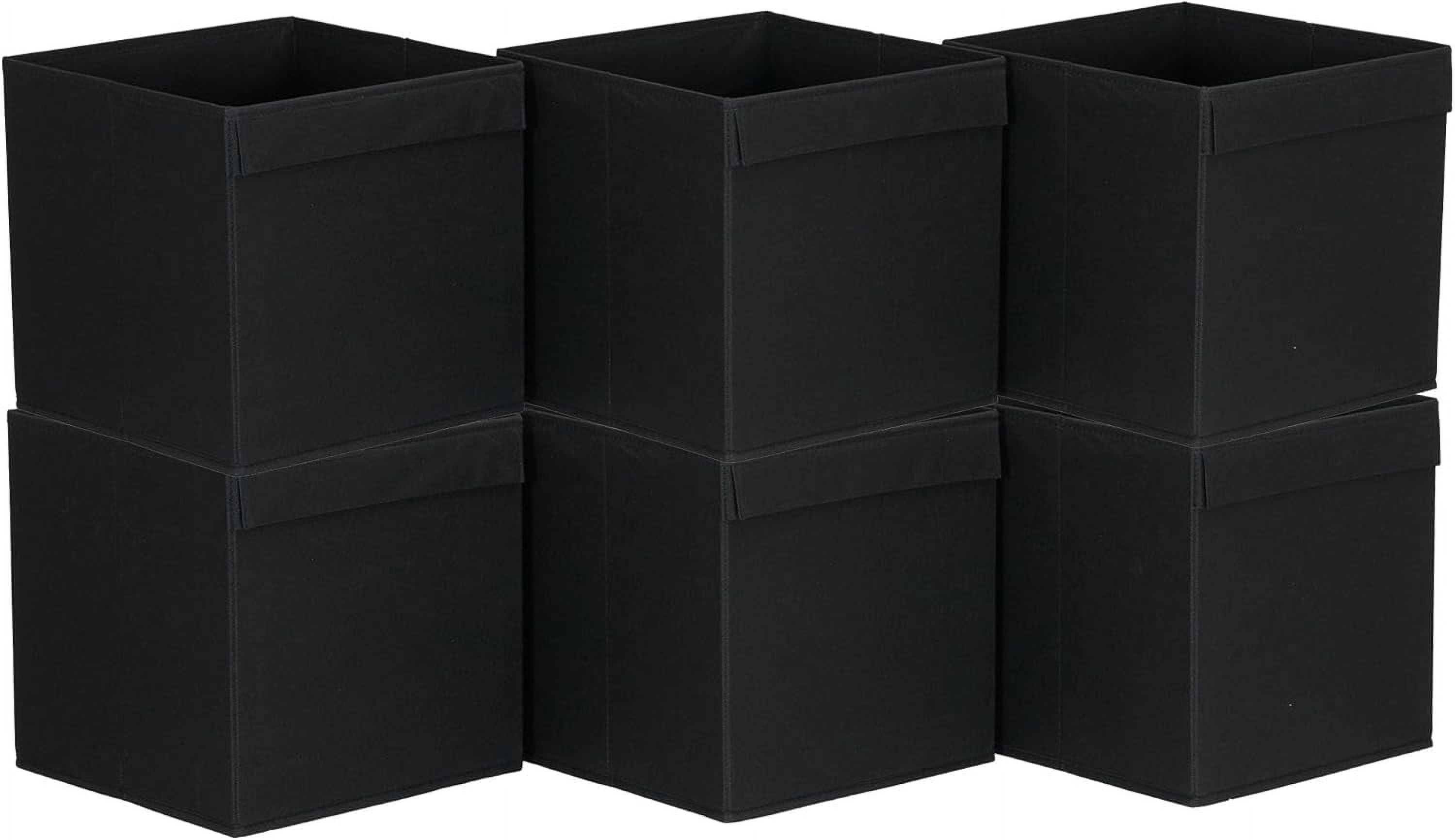 dxynlg 87-1 Foldable Fabric Storage Bins | Cubby Cubes with Flap Handle ...