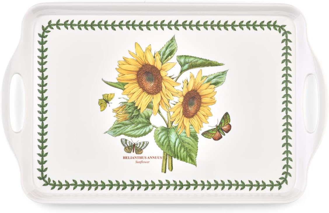 dxynlg Botanic Garden Sandwich Tray Sunflower Motif - Melamine Serving ...