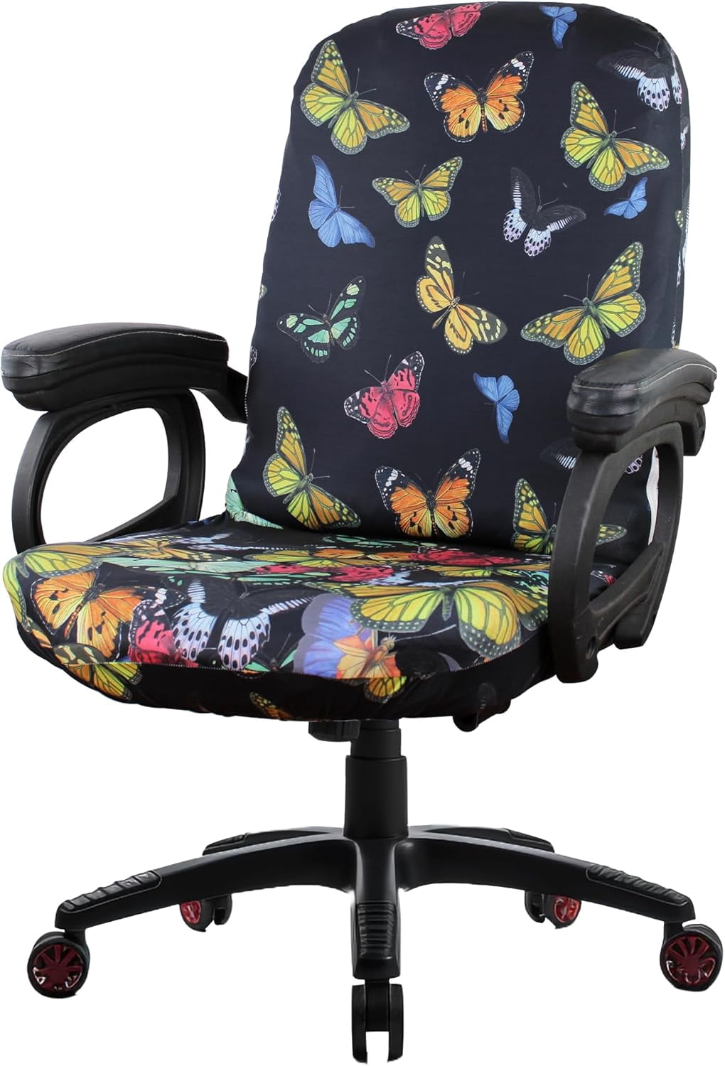 dxynlg Cow Print Computer Office Chair Covers Stretchable Soft Fit Desk ...