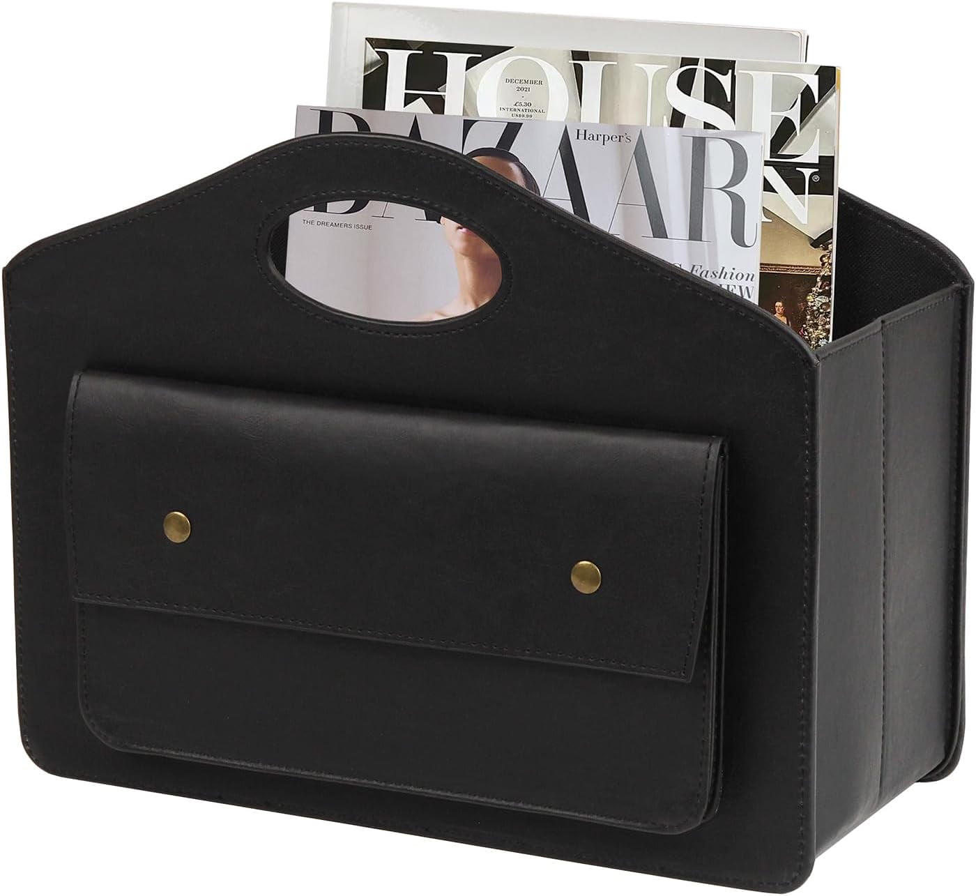 dxynlg Magazine Basket Holder Foldable Magazine Rack Document File ...