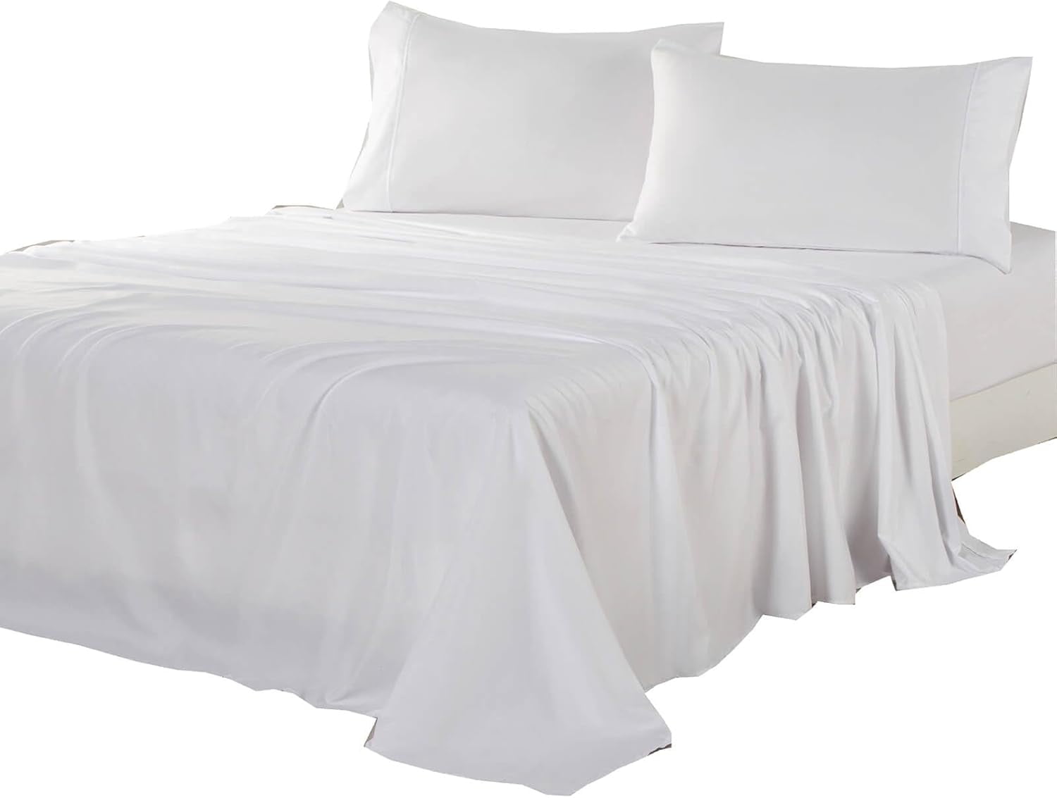 dxynlg Oversized King Flat Sheet 132x110 for Extra Wide King or ...