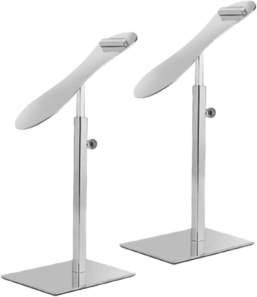 dxynlg Shoe Display Stand Golden Risers Stand Countertop Adjustable ...