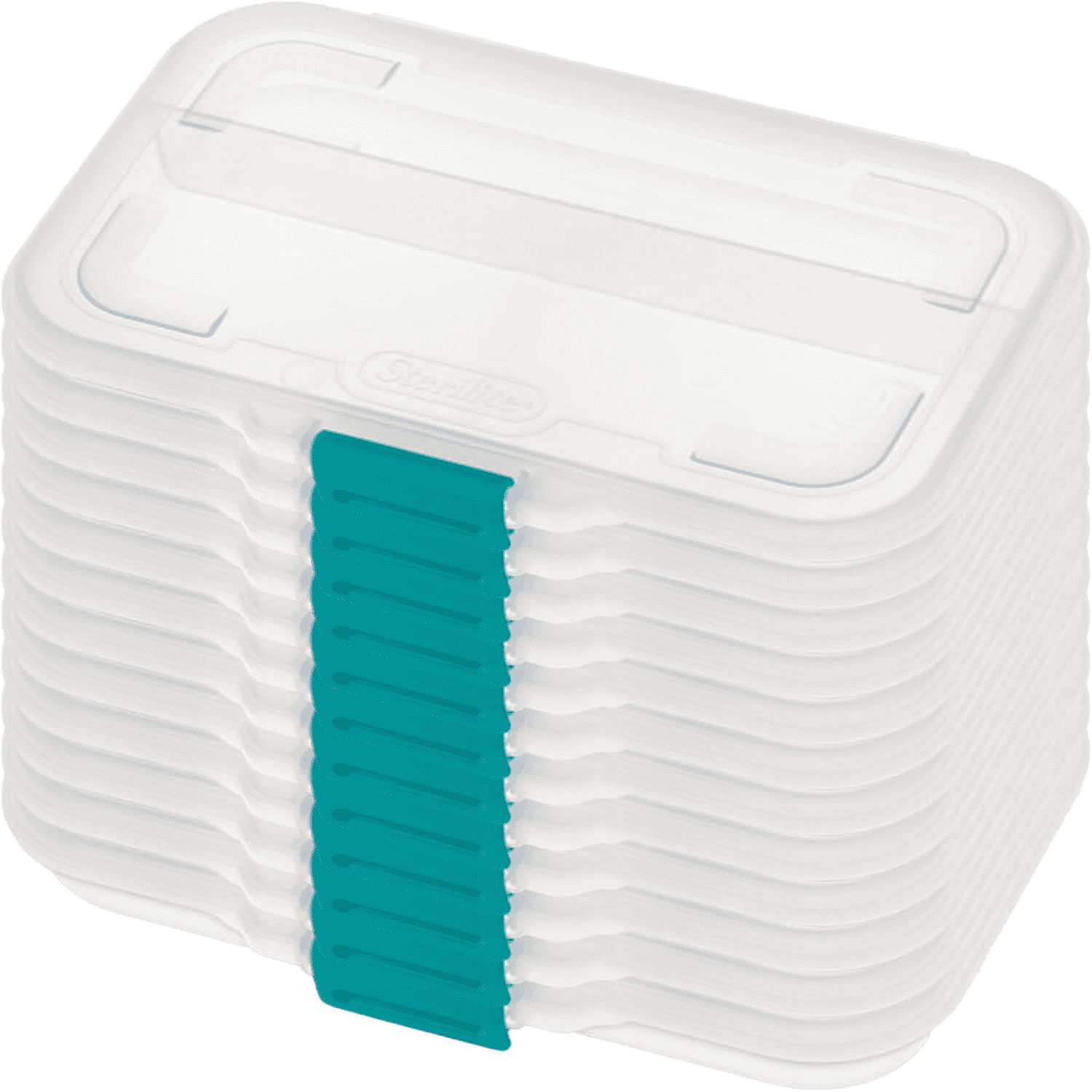 dxynlg Small Divided Pencil Stackable Plastic Small Storage Container ...