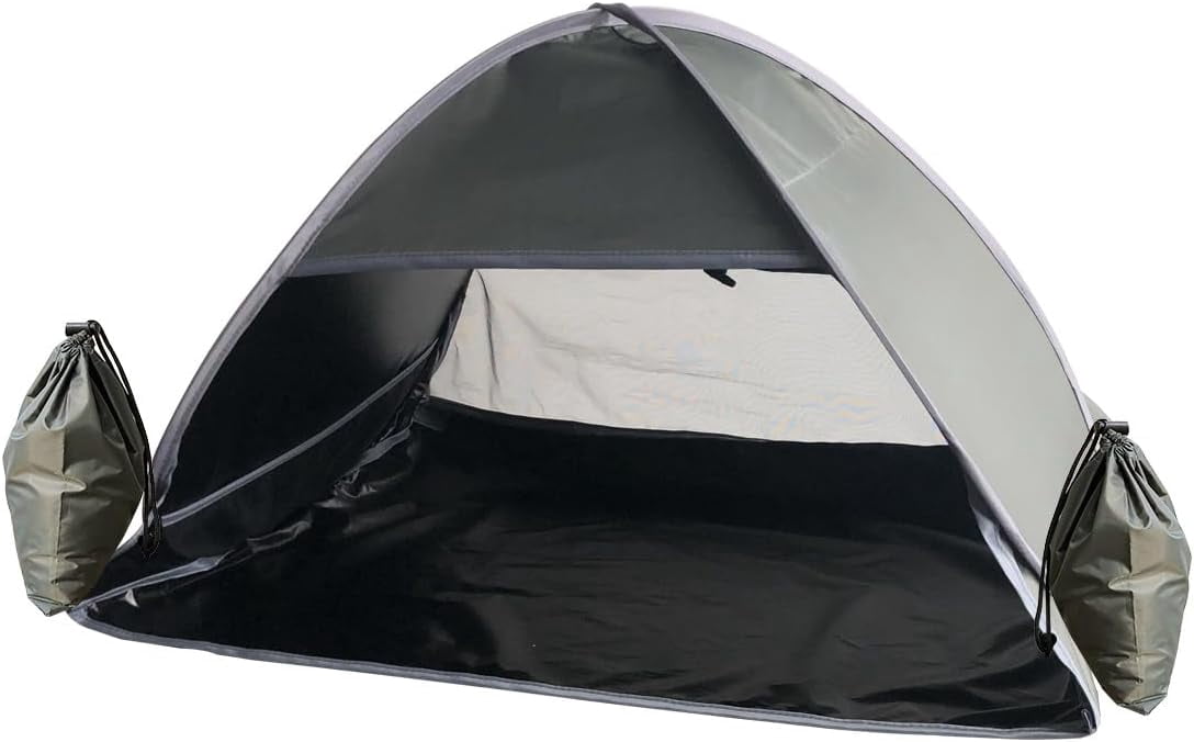 sasyxdc Small Pop Beach Tent with Meshed Window Portable Head Tent ...