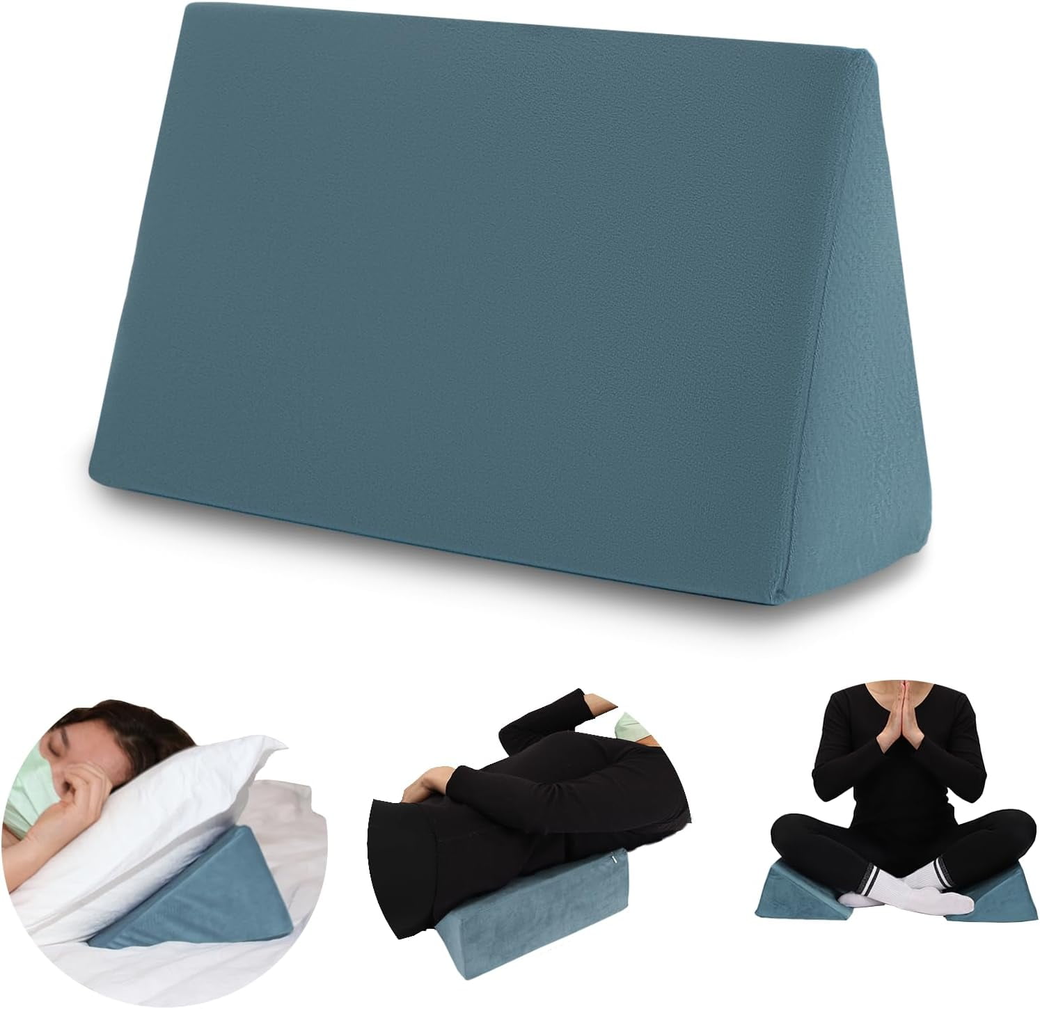 dxynlg Small Wedge Pillow Wedge Pillow for Bed Sores Positioning Pillow ...