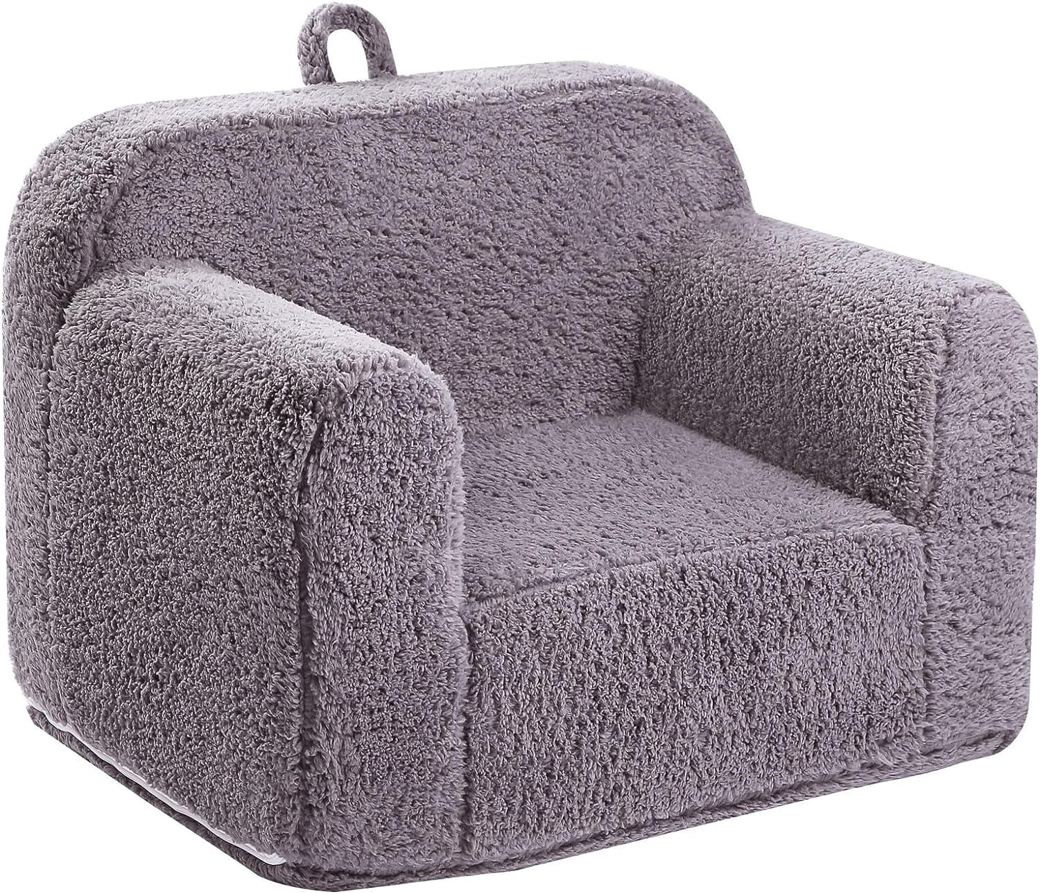 Hltser Snuggly-Soft Sherpa Chair Cuddly Toddler Foam Chair for Boys and ...