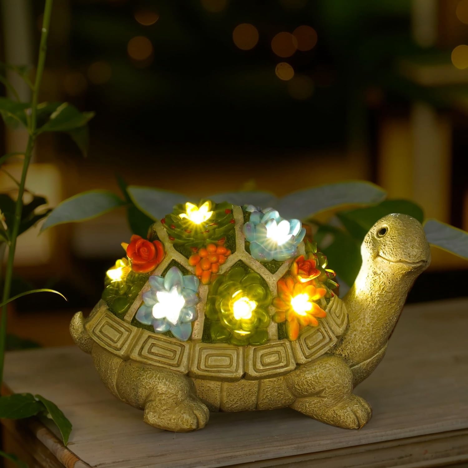 dxynlg Solar Garden Outdoor Statues Bunny with Gazing Ball - Outdoor ...