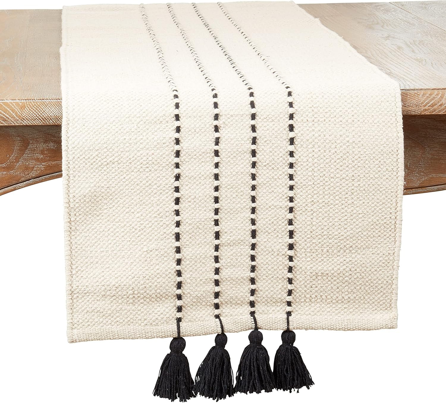 dxynlg Stripe Tassel Table Runner - Walmart.com