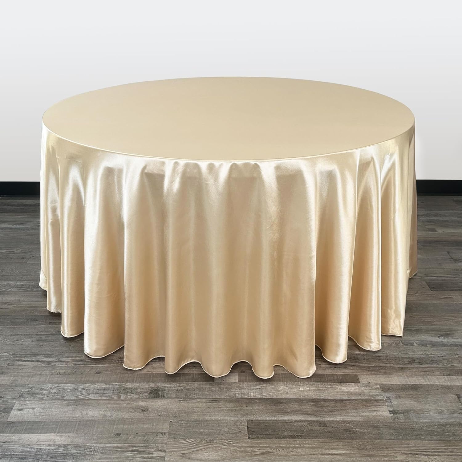 dxynlzq - 120 inch Round Satin Tablecloth Royal Blue/White Polka Dot ...