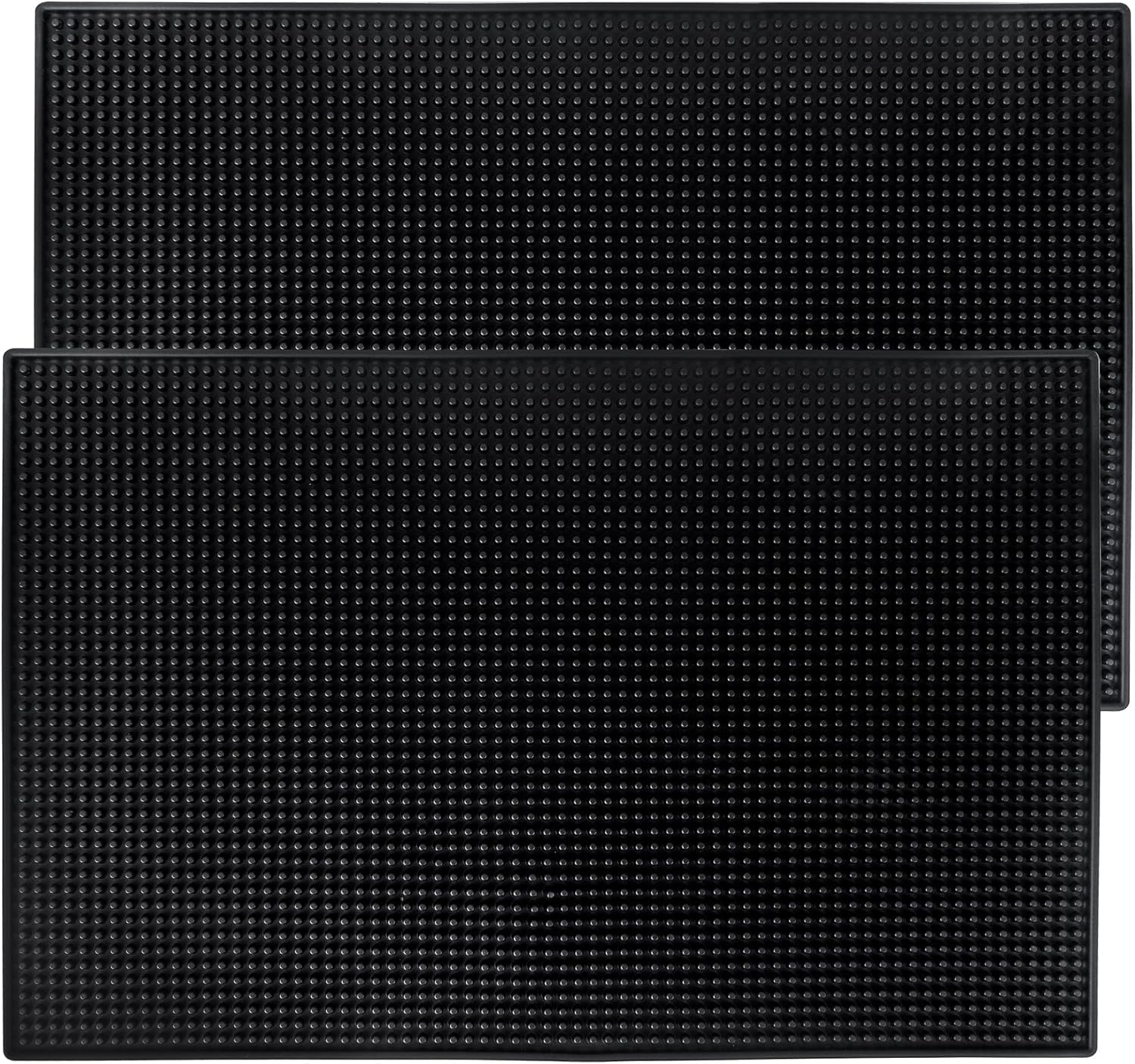 dxynlzq 2 Pcs Bar Mat 18" x 12" - 45.7 x 30.5cm Rubber Bar Service ...