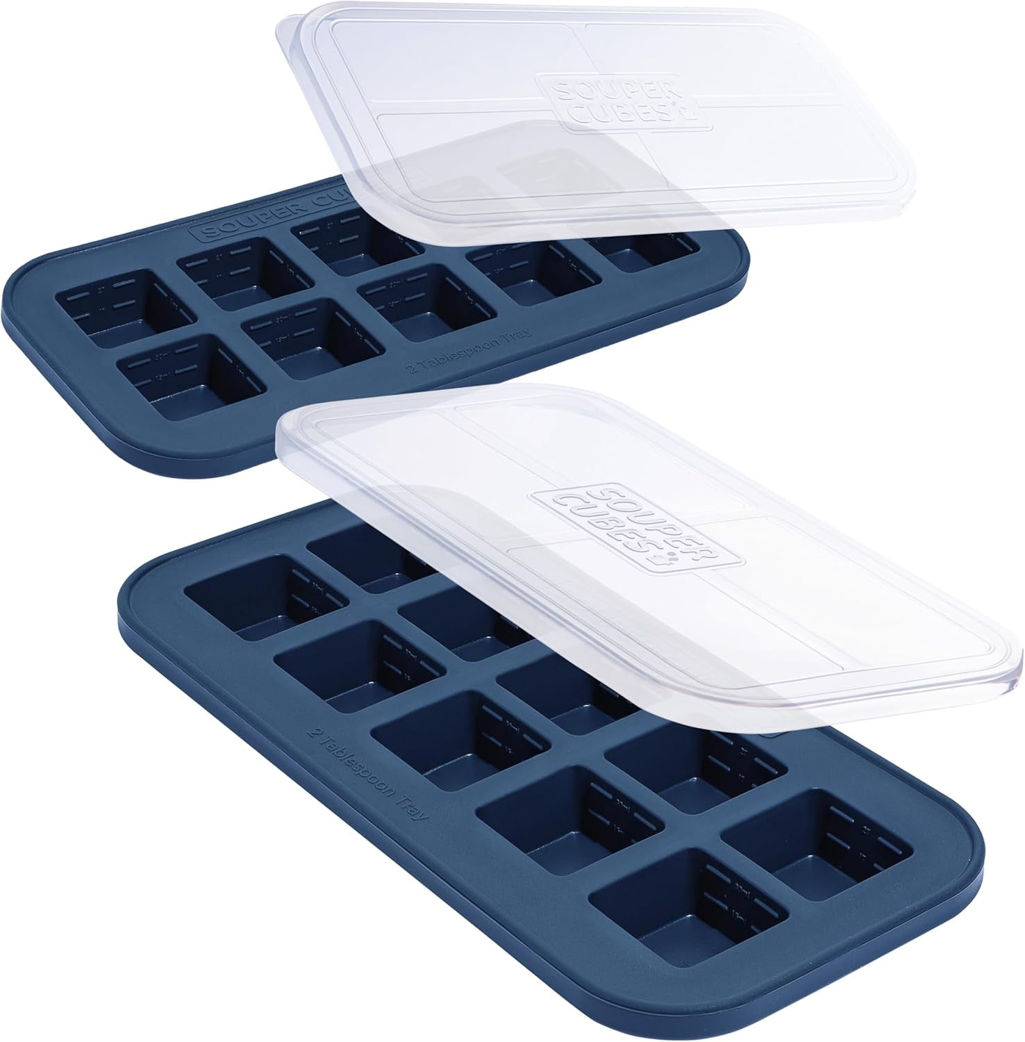 dxynlzq 2 Tbsp. Silicone Freezer Molds - Perfect for Storing Garlic ...