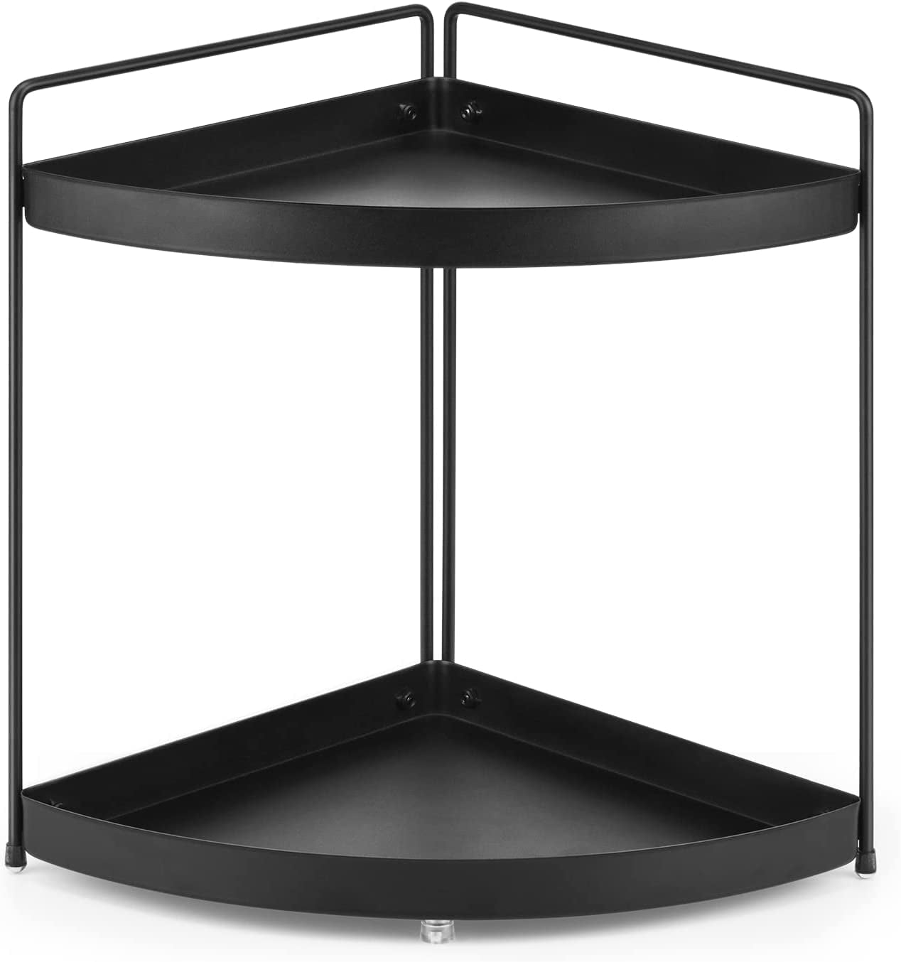 dxynlzq 2 Tier Corner Shelf Rack Kitchen Counter Cabinet Bathroom ...