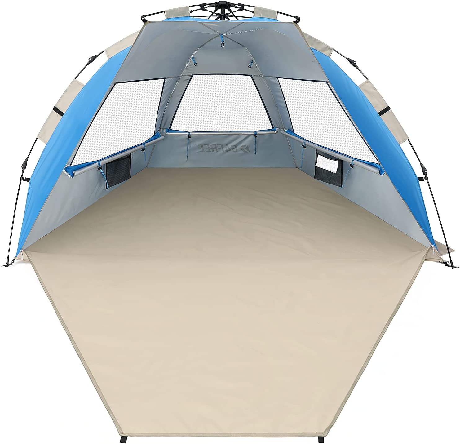 dxynlzq 3-4 Person Beach Tent Pop Shade Lightweight UPF 50+ Beach Sun ...