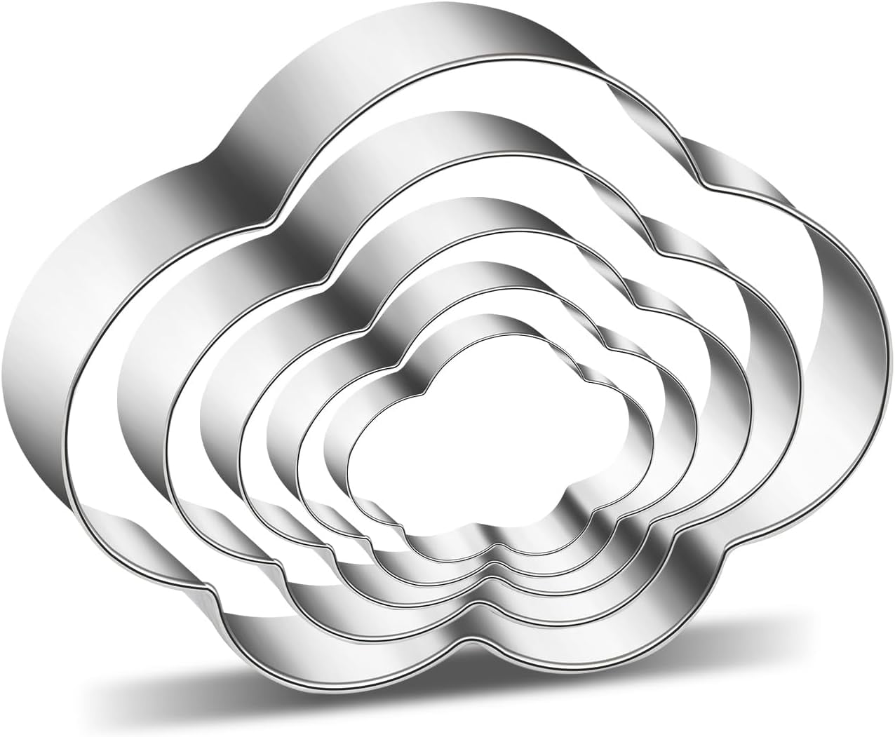 dxynlzq 3 Pack Cookie Cutters Set Stainless Steel Bat Shape Halloween ...