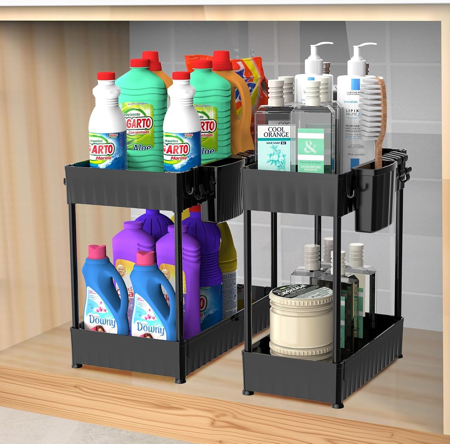 dxynlzq 3 Pack Under Sink Organizers and Storage Large Capacity Heavy ...