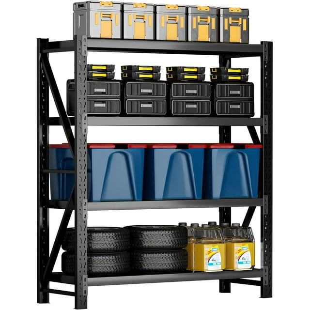 dxynlzq 3000LBS Heavy Duty Storage Shelves 78''H Metal Garage Shelving ...