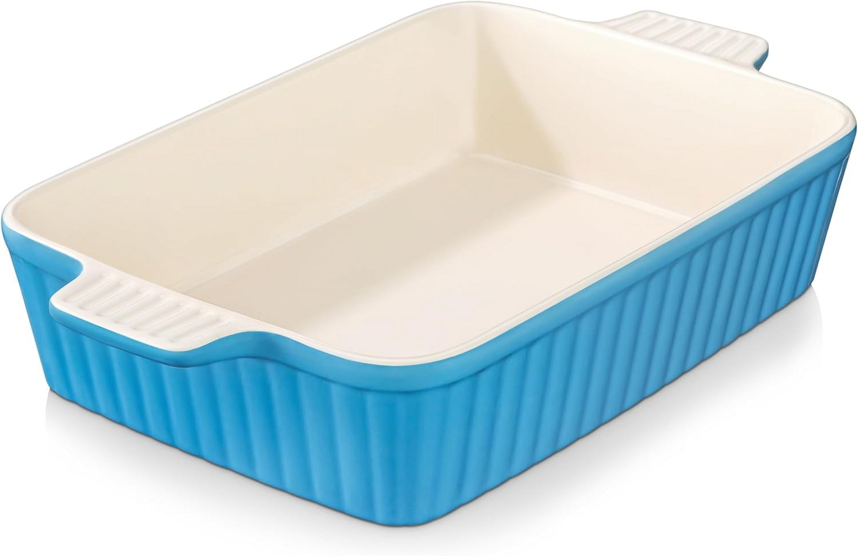 dxynlzq 4.4 QT Baking Dish 9x13 Large Casserole Dish for Oven Ceramic ...