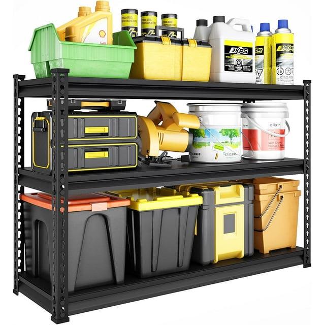 dxynlzq 48" W Garage Storage Shelves Heavy Duty 3000LBS Loads ...
