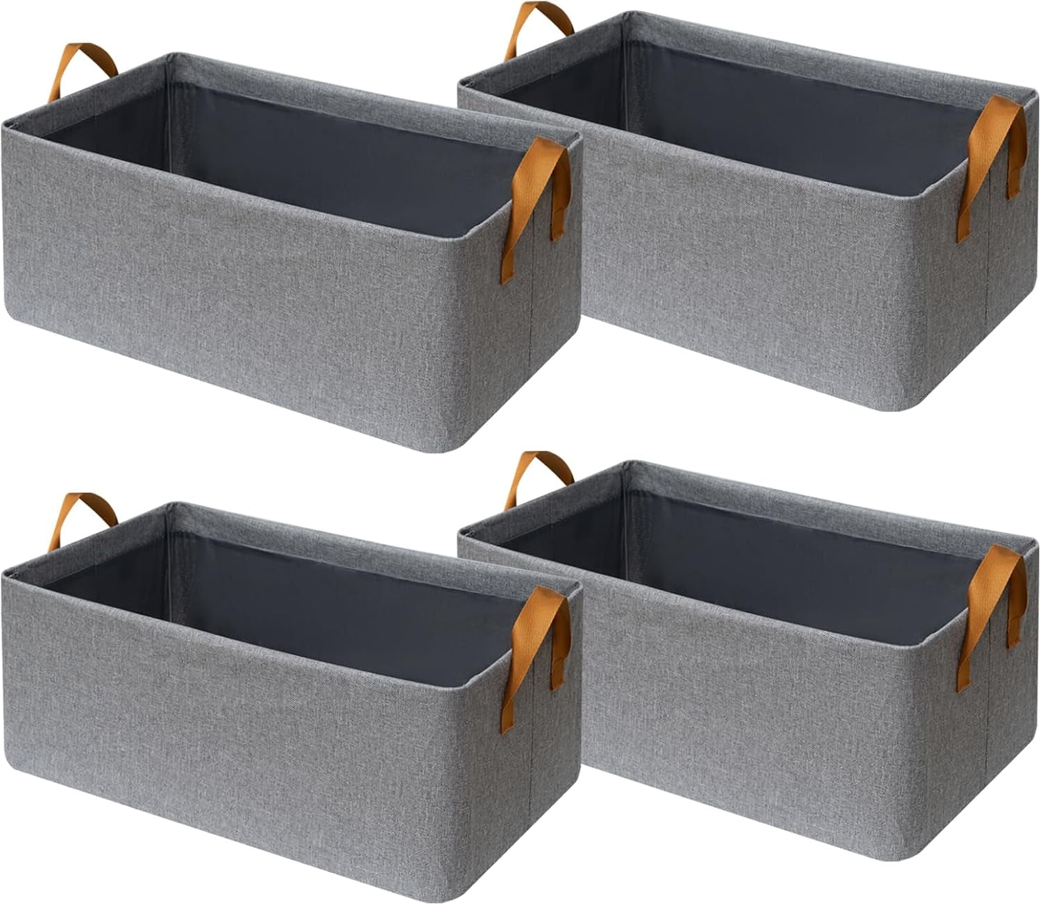 dxynlzq 6 Pack Closet Cloth Storage Bins for Shelves Medium Storage ...