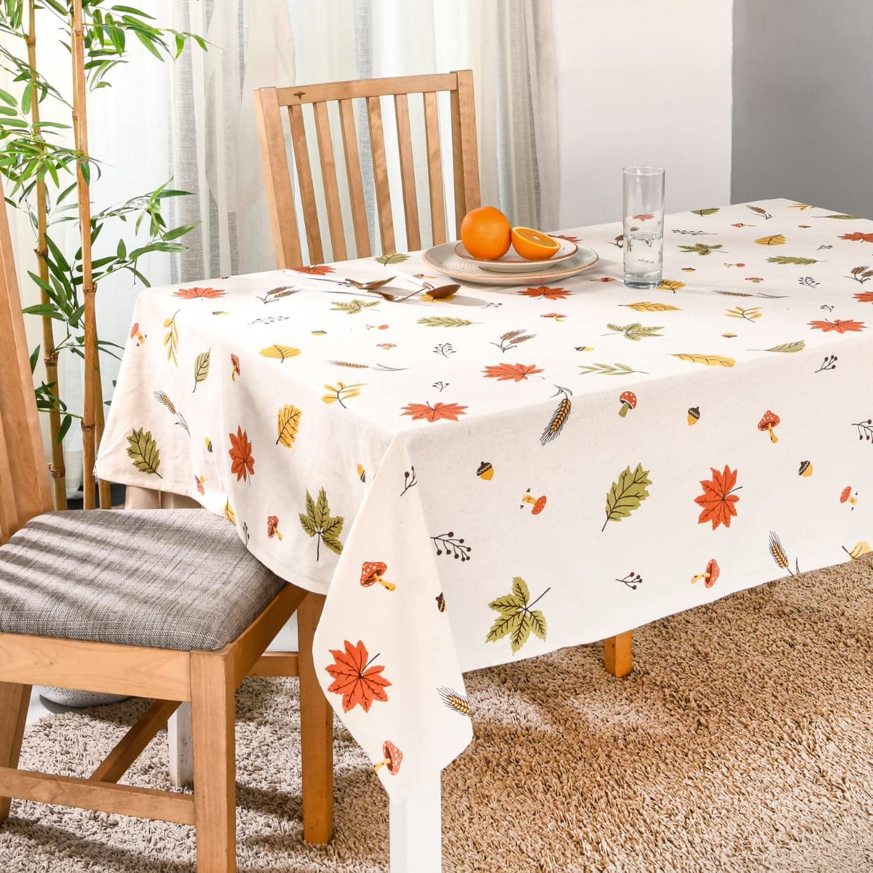 chdqwer 60" x 102" Checkered Tablecloth - 100% Cotton Rectangle Table ...