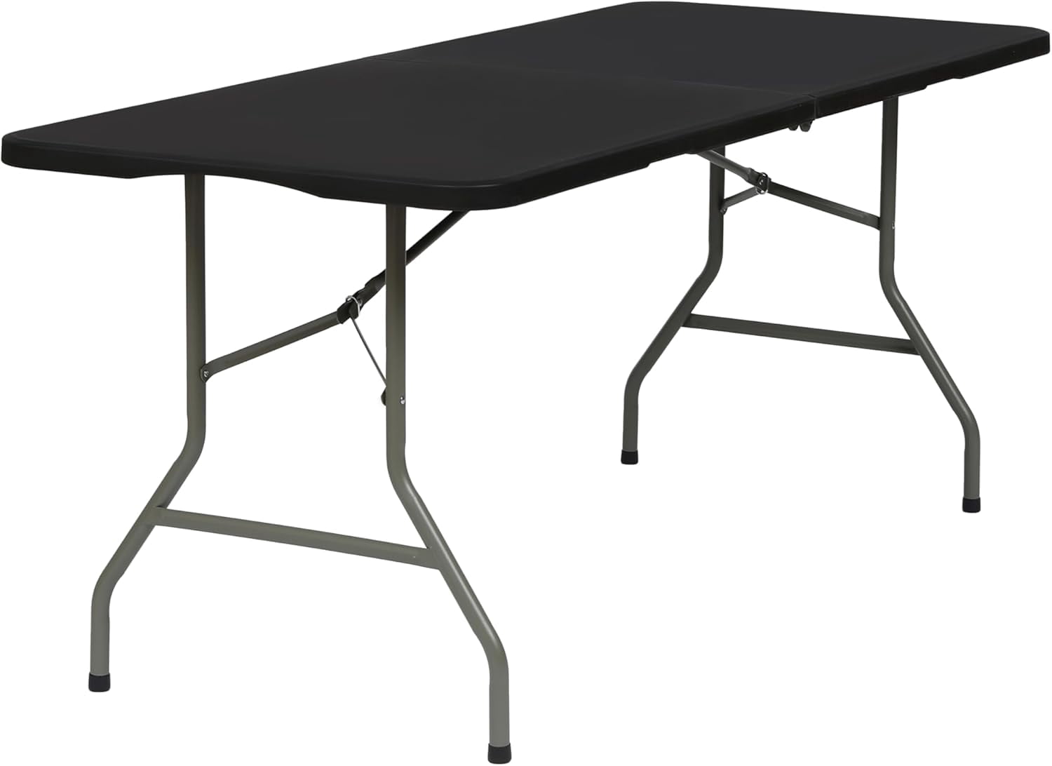 dxynlzq 8 Foot Portable Plastic Card Heavy Duty Fold-in-Half Foldable ...