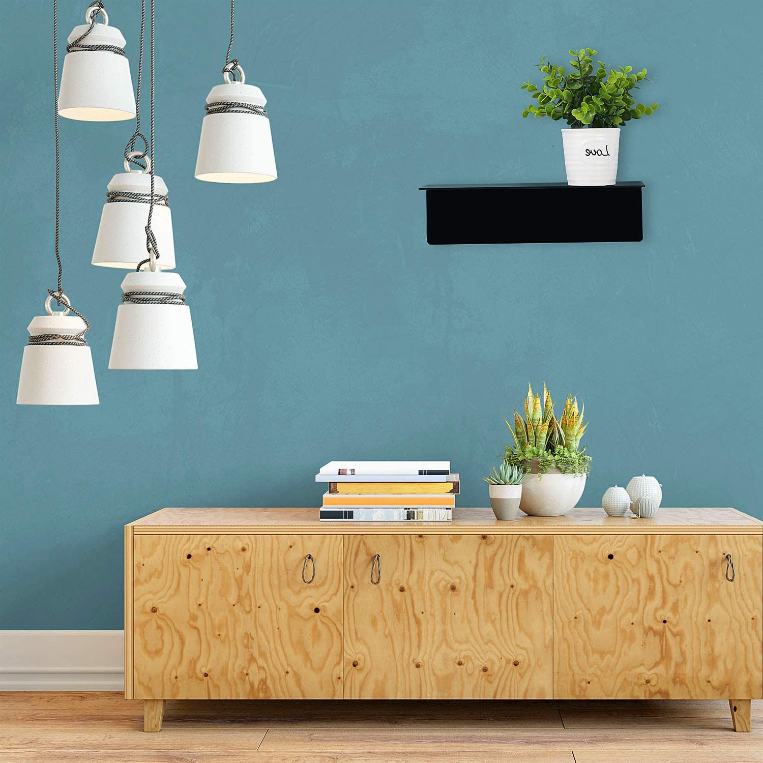 dxynlzq 8 Pieces Acrylic Floating Shelves 12 Inch Acrylic Wall Mounted ...