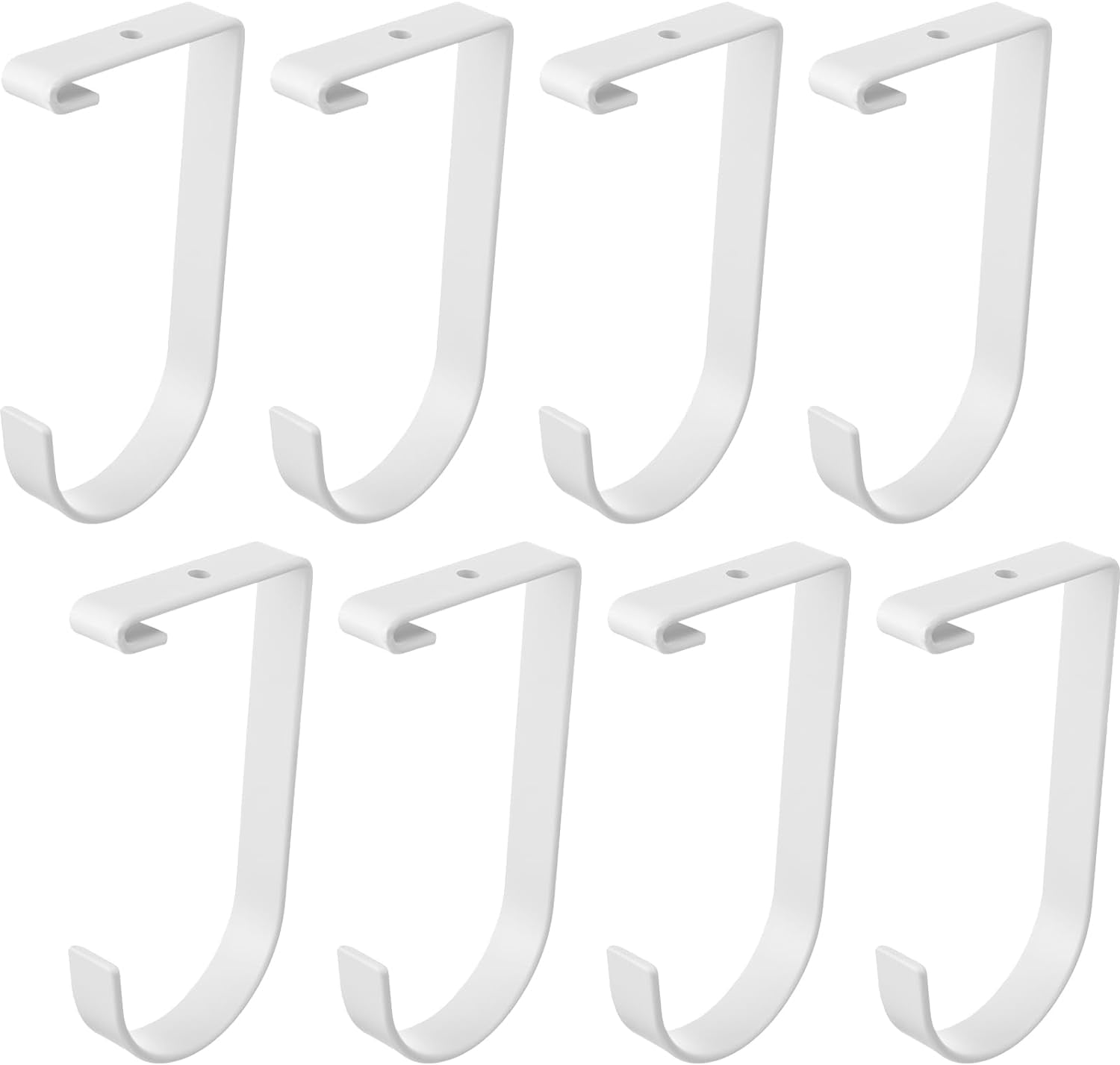 dxynlzq 8 Pieces Storage Flat Hook Bicycle Flat Thickened Hooks Add on ...