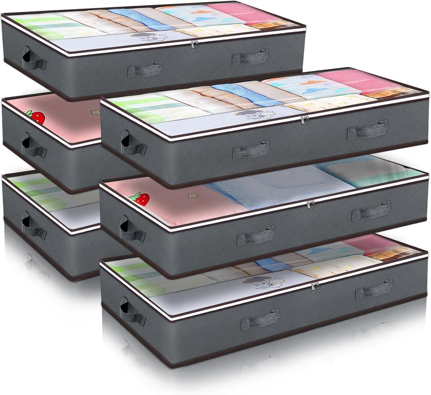 dxynlzq 90L Under Bed Storage Containers Closet Organizers and Storage ...