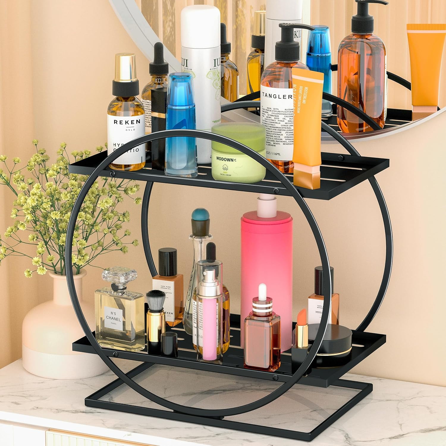 dxynlzq Bathroom Counter Organizer Countertop Storage Multi-Purpose ...