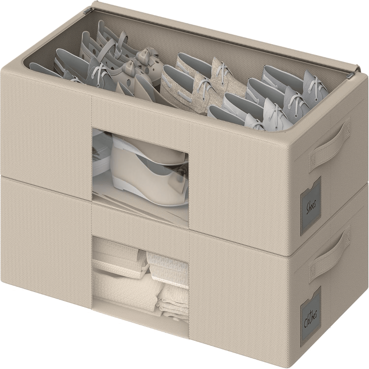 dxynlzq Under Bed Storage Bins Frame Storage Oxford Fabric Sturdy ...