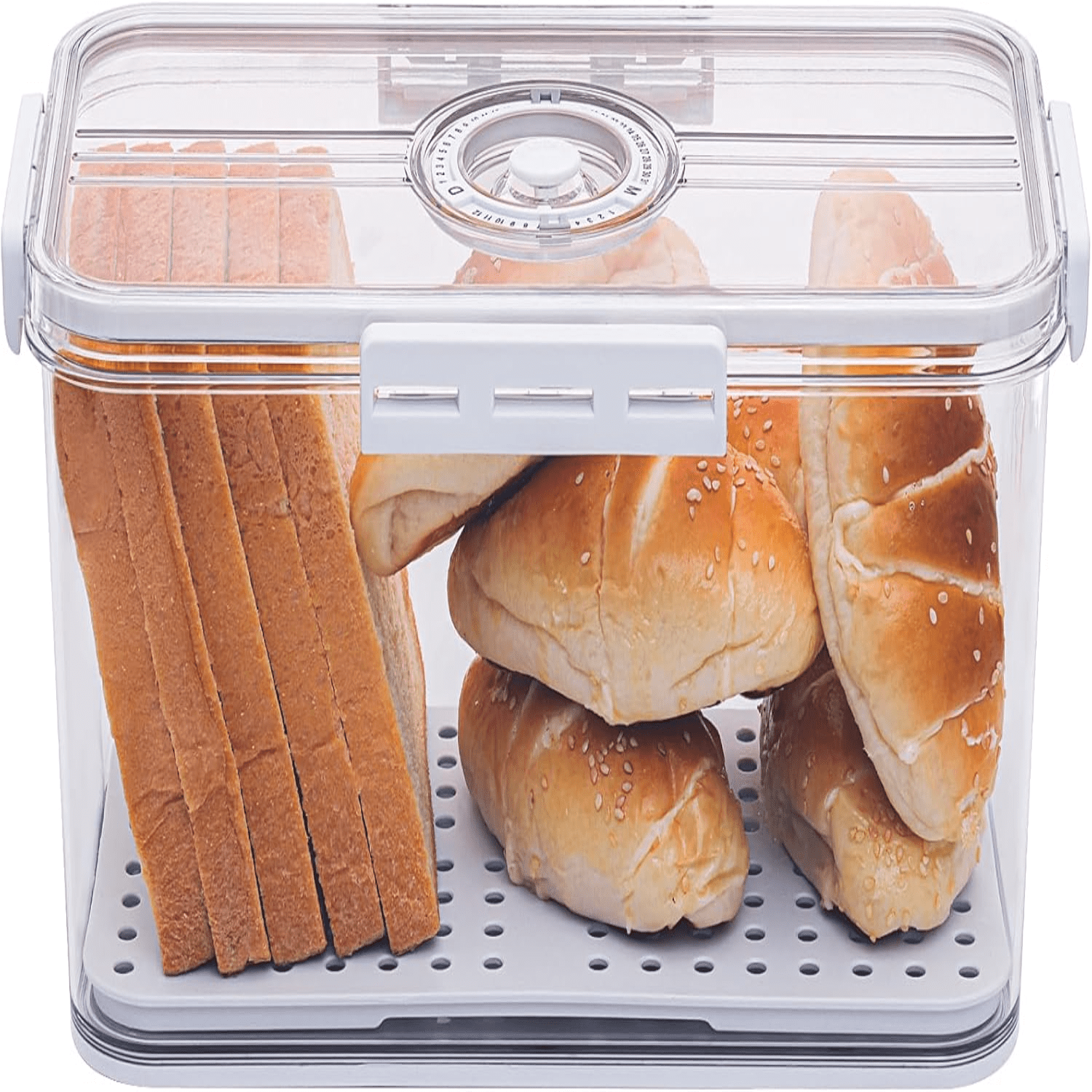 dxynlzq Bread for Homemade Bread Boxes for Kitchen Counter Airtight ...