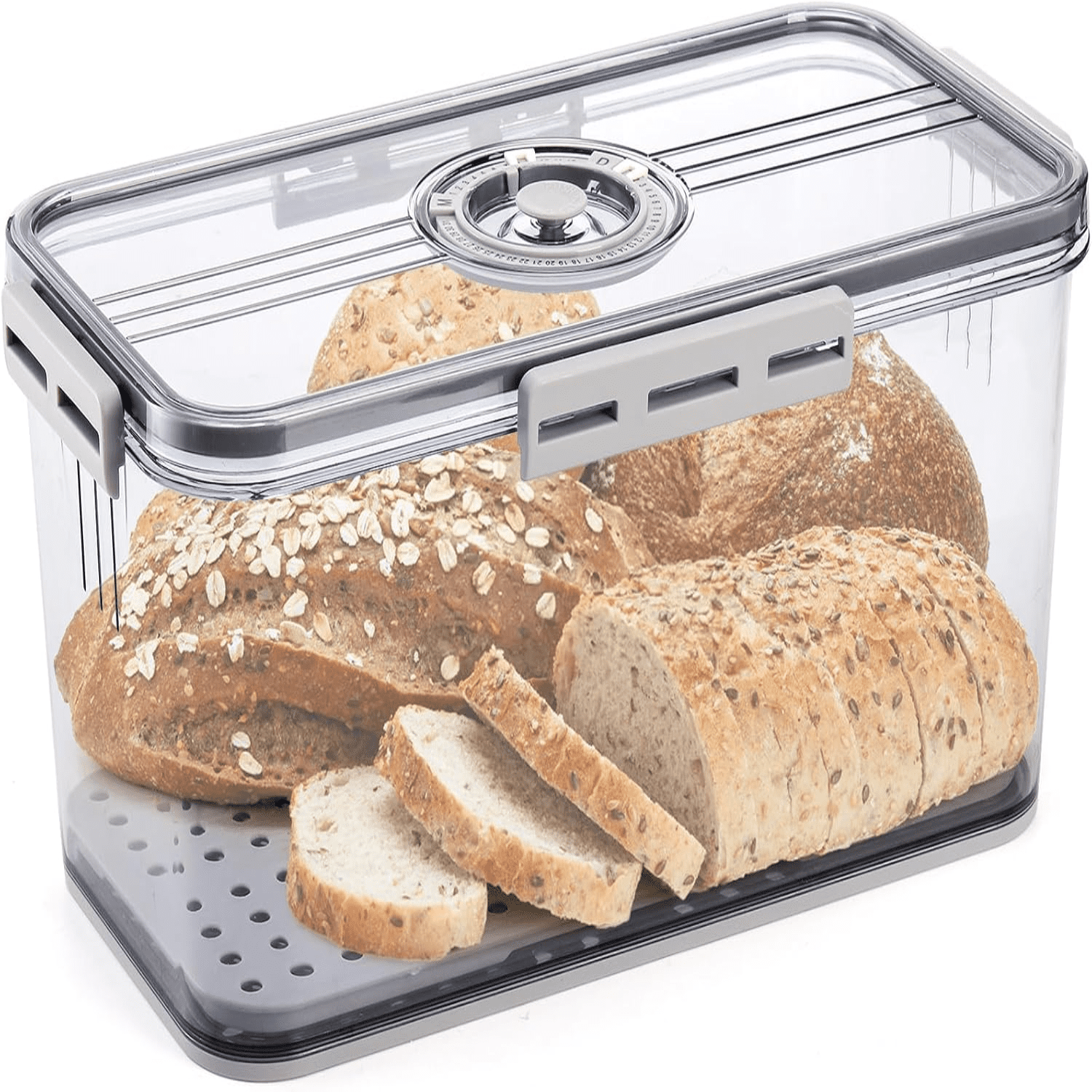 dxynlzq Bread for Kitchen Countertop Airtight Bread Storage Container ...