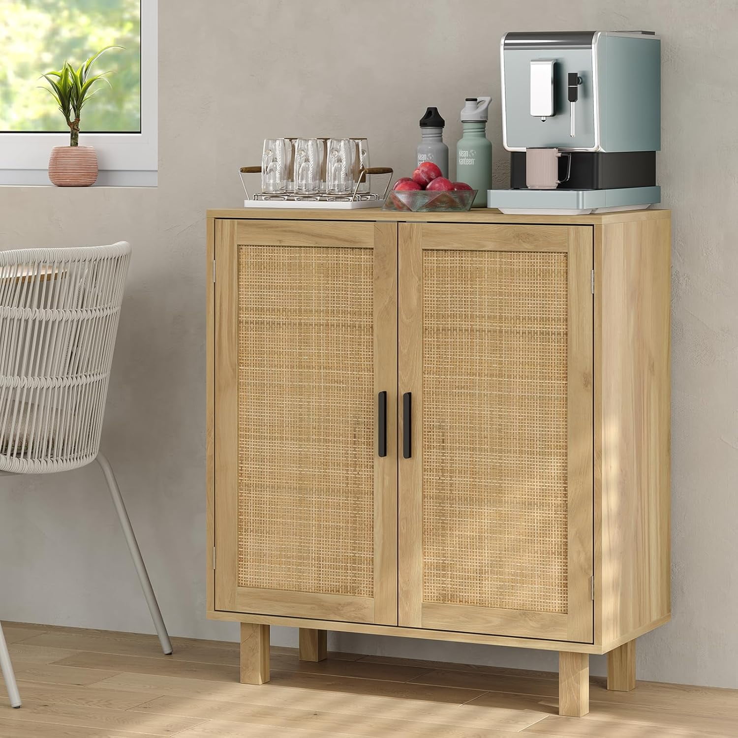 dxynlzq Buffet Cabinet Sideboard Buffet with Drawer Boho Credenzas Farmhouse Console for Dining ...