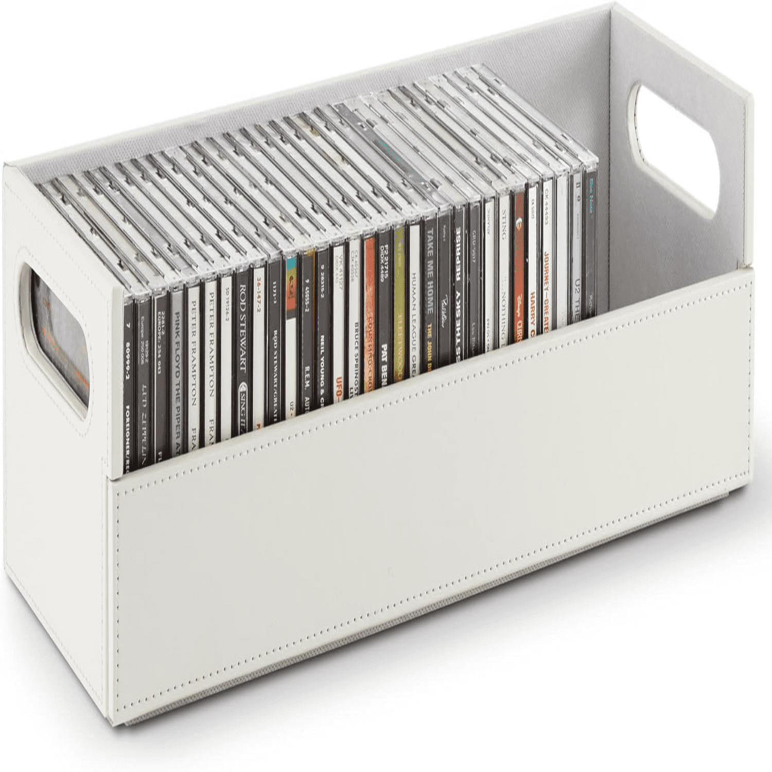 dxynlzq CD Storage Organizer Shelf for Movie Cases DVDs Cassette Tape ...