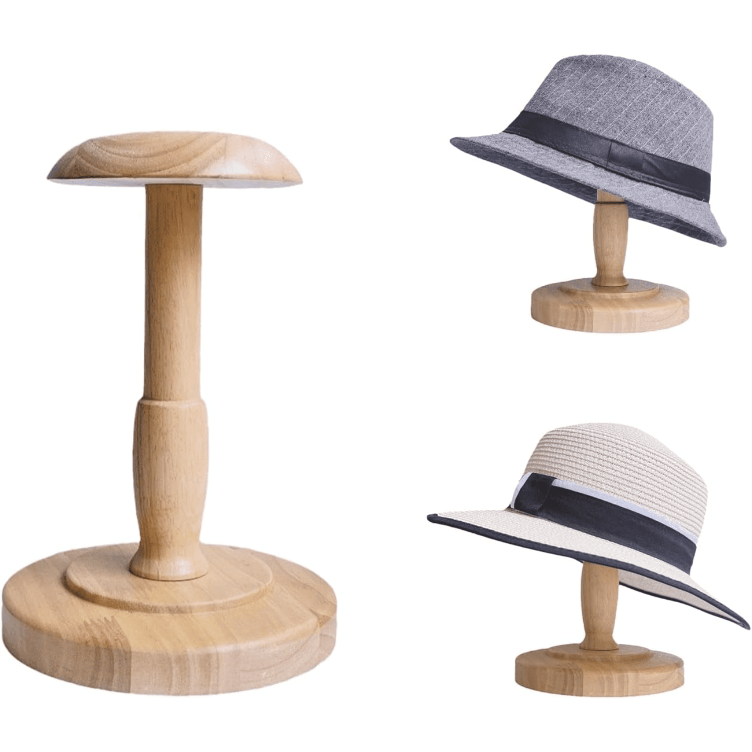 dxynlzq CHADWICK Vintage Hat Rack Stand Rustic Brown Hat Display Stand ...