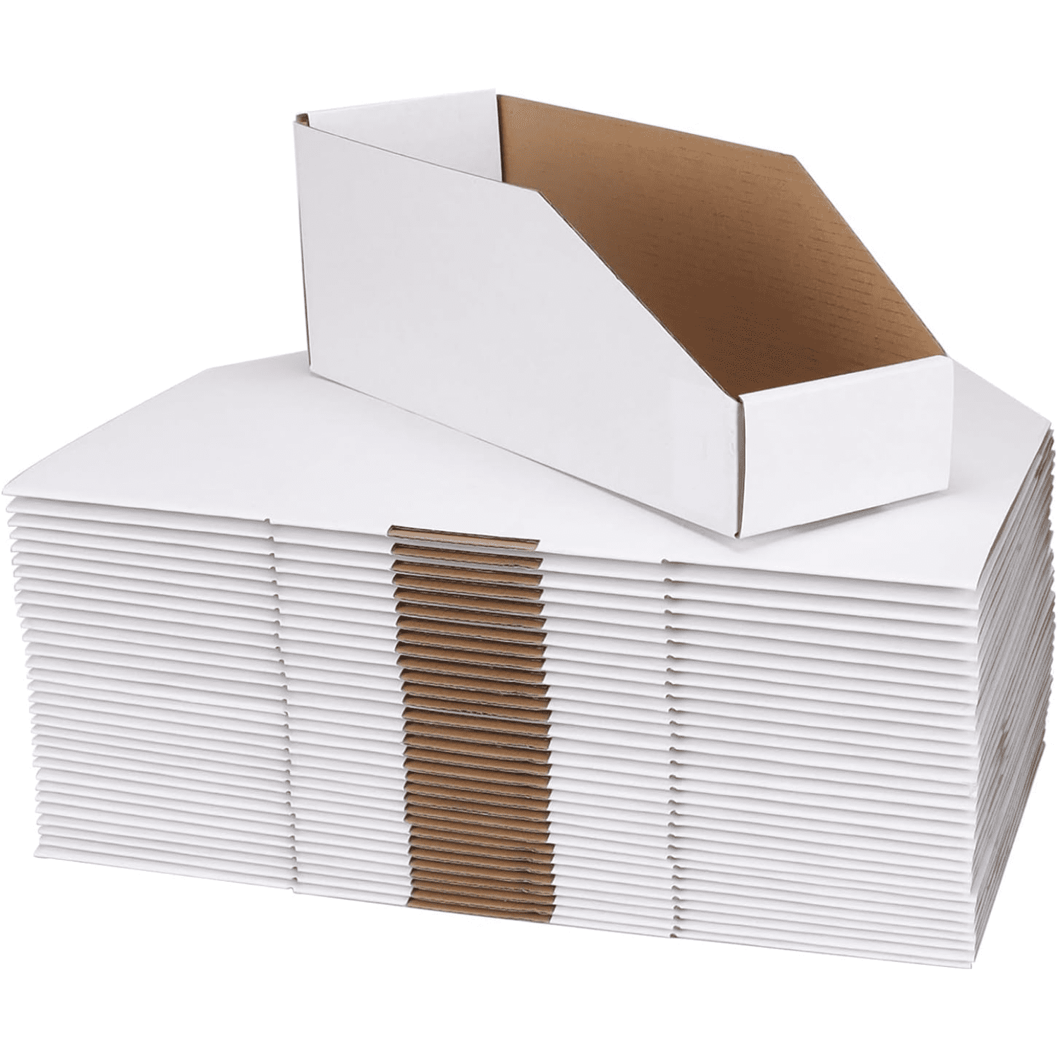 dxynlzq Cardboard Storage Bins Boxes 35 Packs 12x8x4.5 Inches Easy ...
