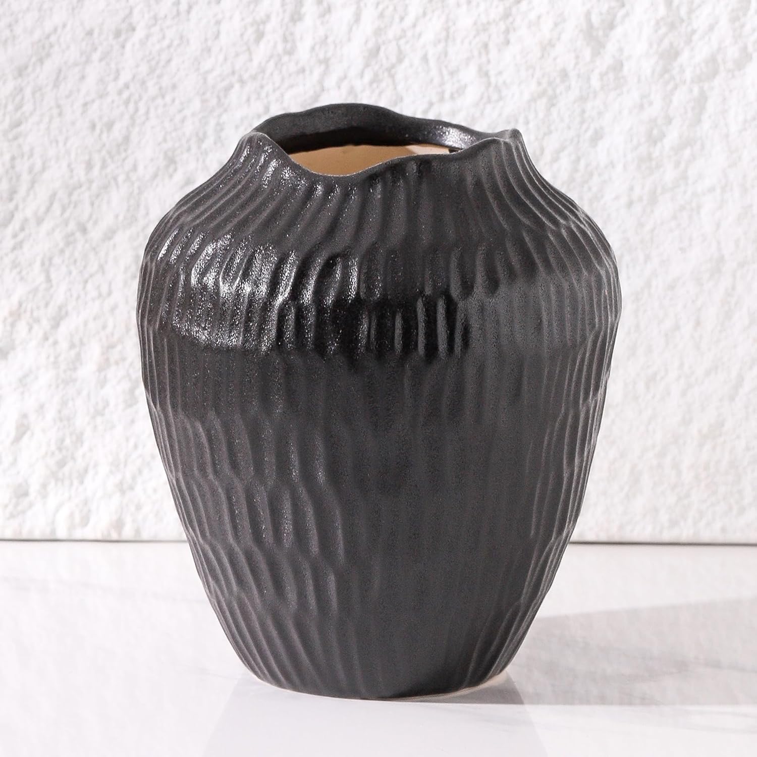 dxynlzq Ceramic Vase for Decor 7.8 Inch Flower Vases，Decorative Blue ...