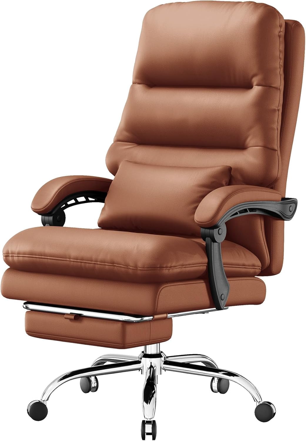 dxynlzq Chair Big and Tall Chair Ergonomic Chair 400LBS PU Leather ...
