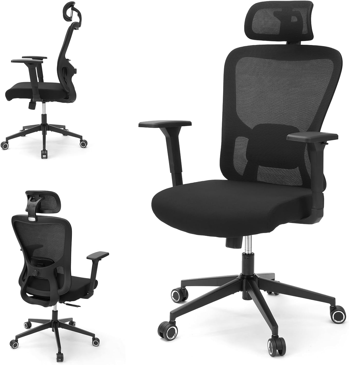 dxynlzq Chair Ergonomic High Back Comfy Computer Chairs with Wheels ...