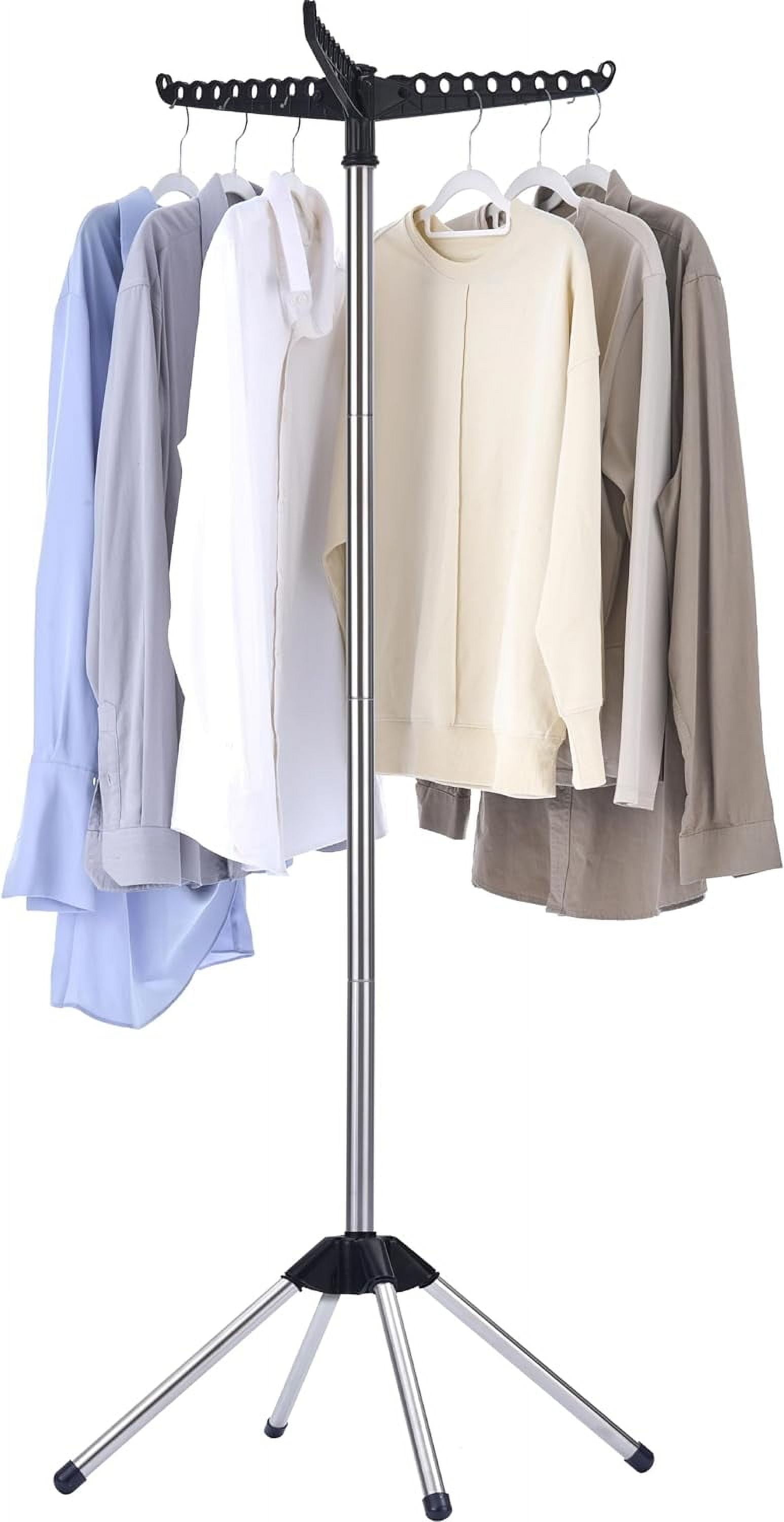 dxynlzq Clothes Drying Rack Foldable 59 inch Tripod Laundry Drying Rack ...