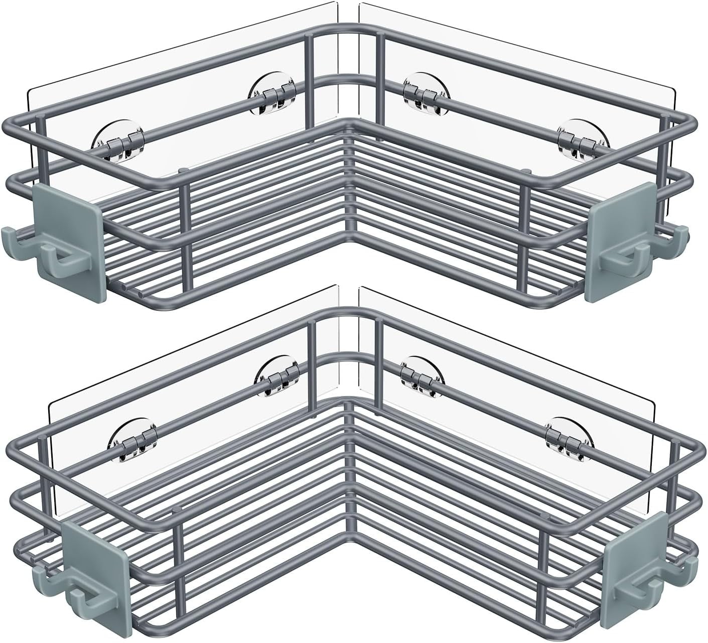 dxynlzq Corner Shower Shelves Stainless Steel Adhesive Shower Caddy ...