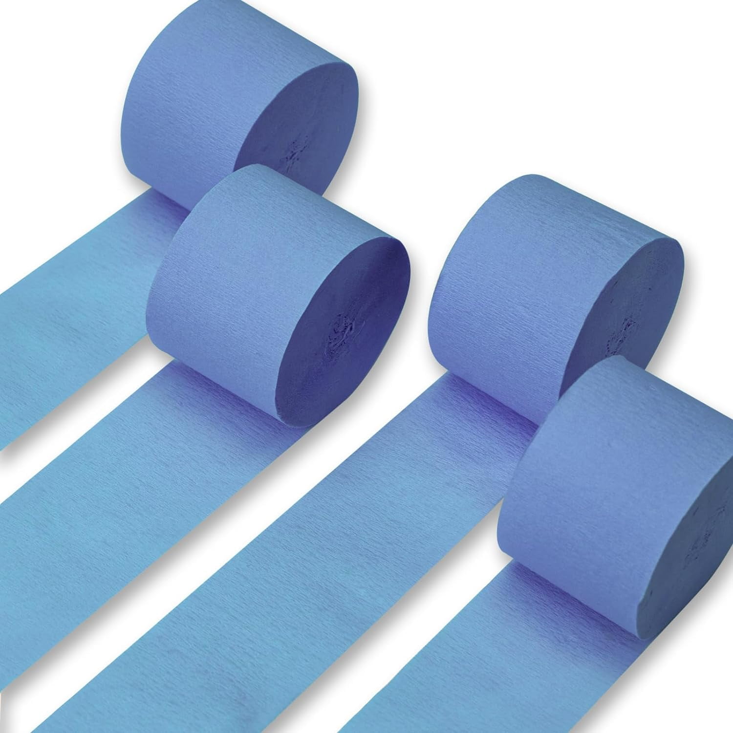 dxynlzq Crepe Paper Streamers 4 Rolls 328ft Pack of Bluish Green Party ...