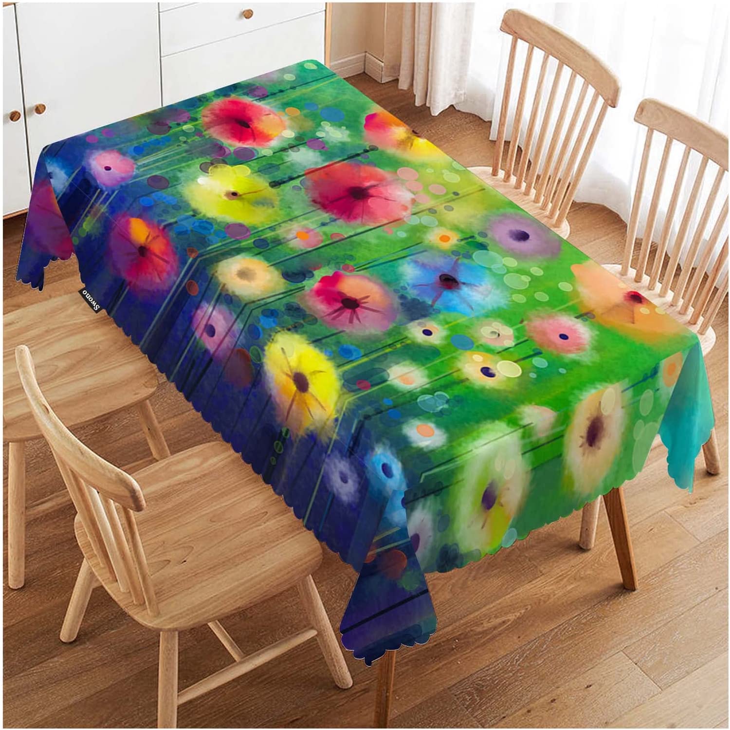 dxynlzq Decorative Rectangle Table Cloth Card Game Symbol Funny Diamond ...