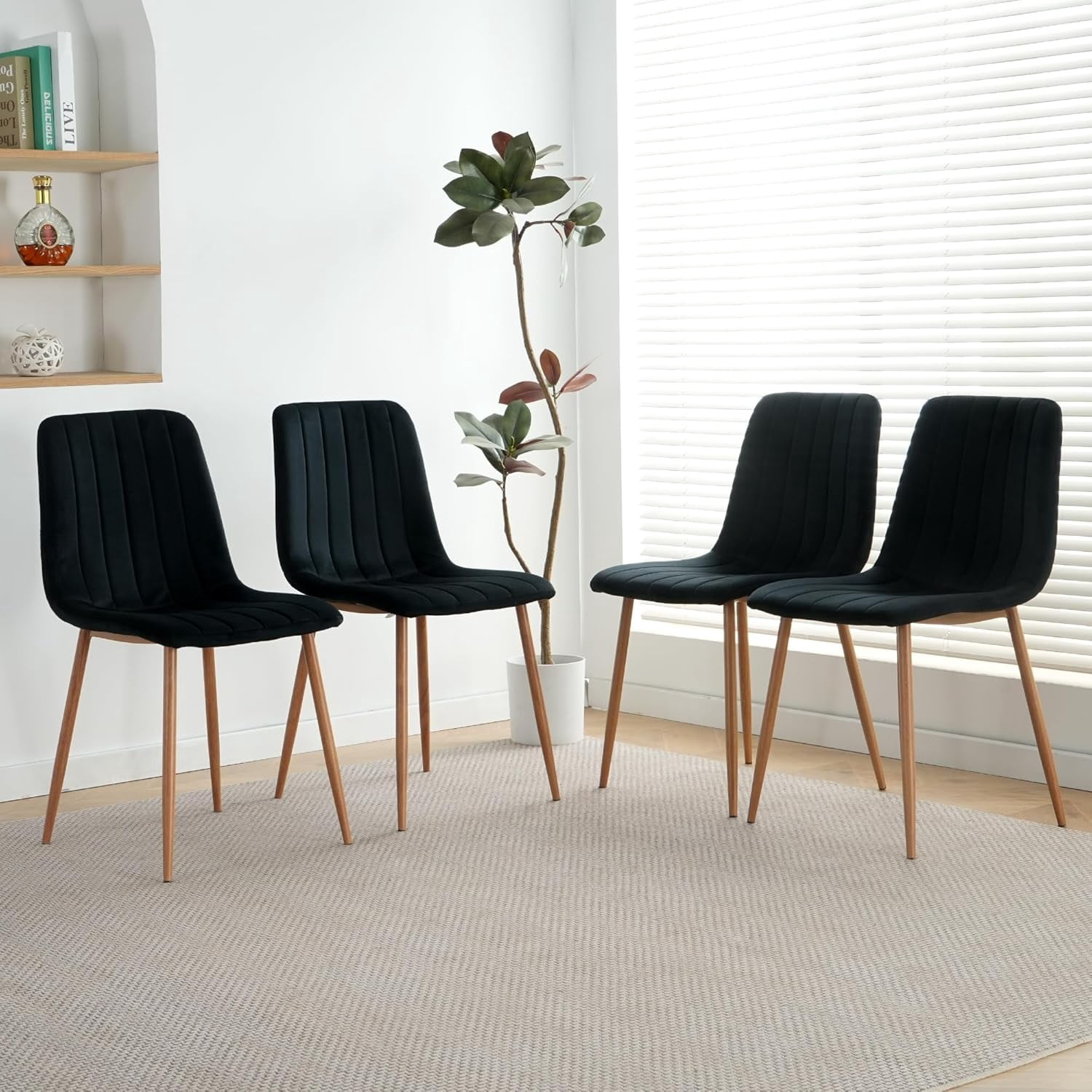 dxynlzq Dining Chairs Mid Century Chairs Upholstered Dining Chair with ...