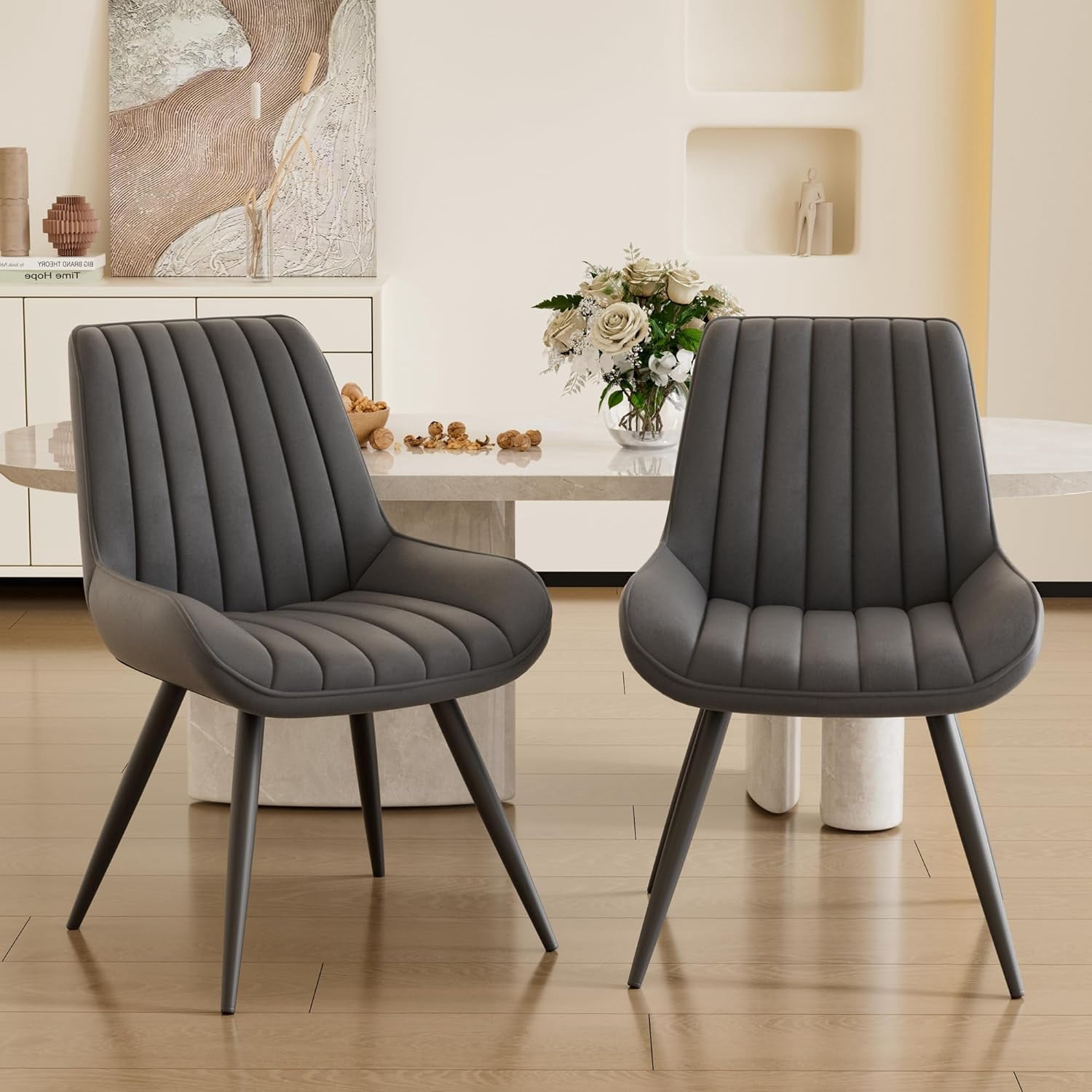 dxynlzq Dining Chairs Mid Century Chairs with Soft Comfortable ...