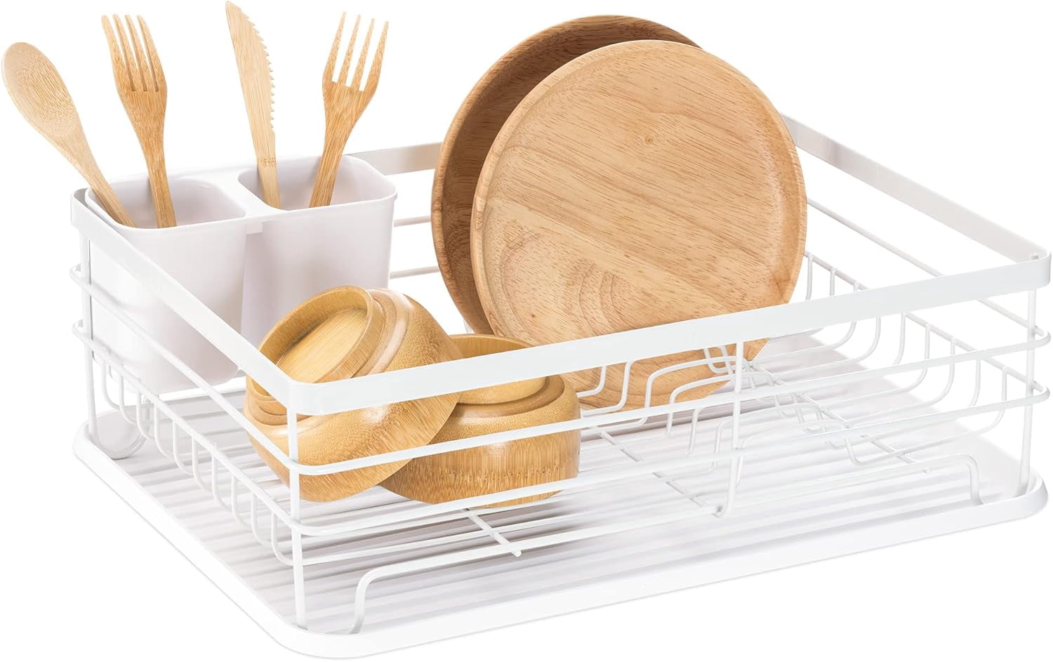 dxynlzq Dish Drainer Rack - Plate Cutlery Pots and Pans Drying Rack for ...
