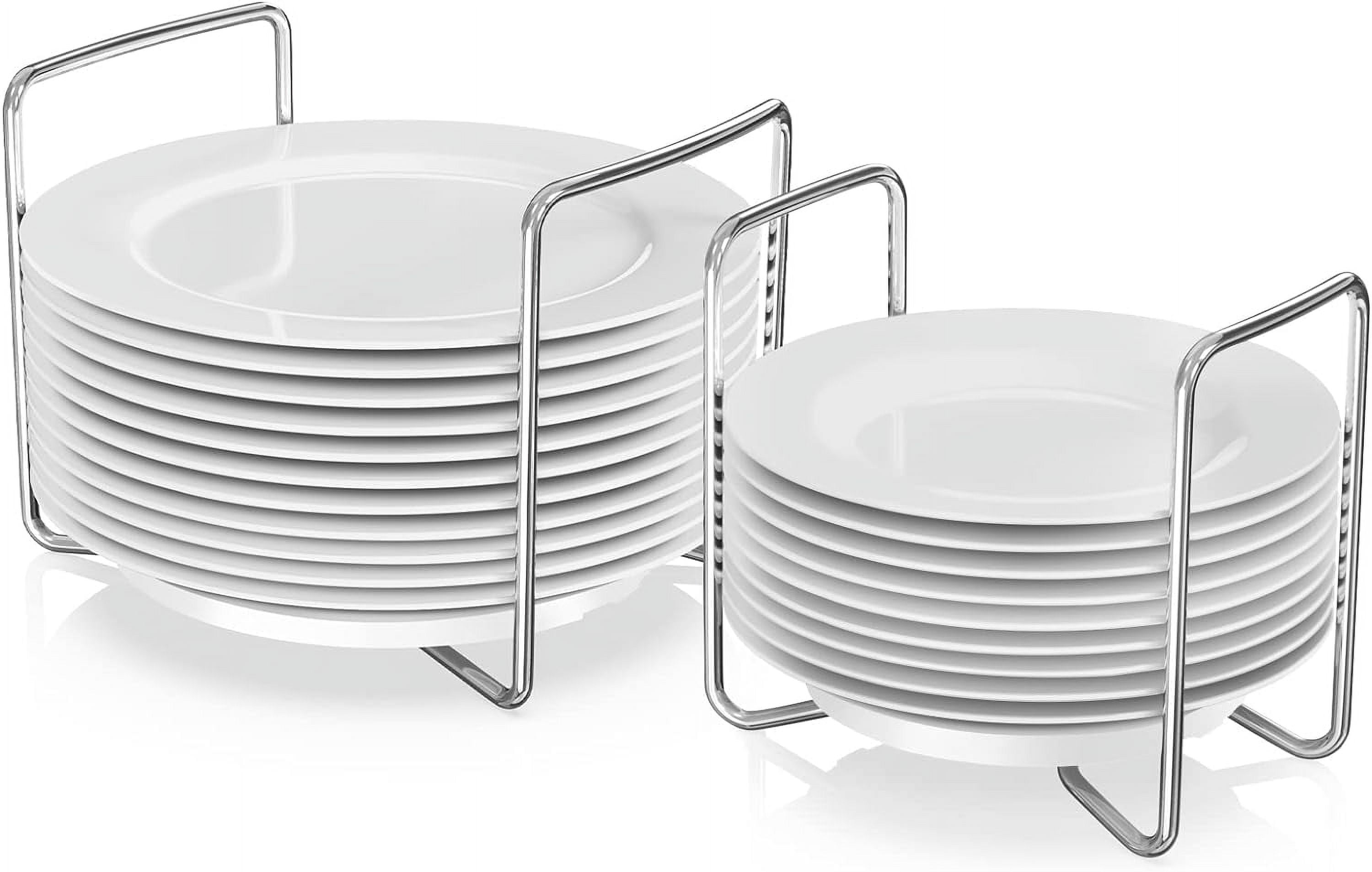 dxynlzq Dish Racks for Kitchen Countertop Organizer - Bamboo Plate ...