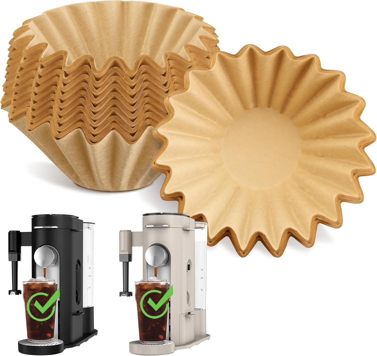 dxynlzq Disposable Coffee Paper Filters for Ninja Pod & Grounds ...