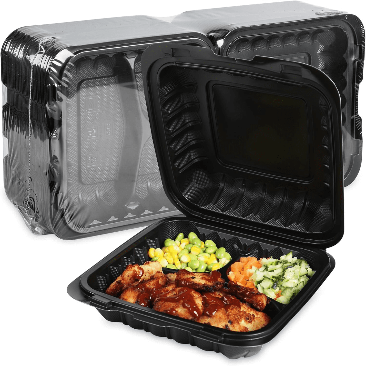 dxynlzq FRESHPAK Meal Prep Container 40-Pack Leakproof To Go Boxes with ...